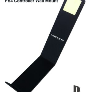 ViMount Wall Mount Compatible with PlayStation 4 PRO + 2pcs Controller Wall Mount - Black