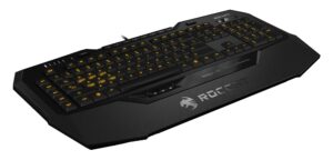 roccat isku+ force fx - rgb gaming keyboard with pressure-sensitive key zone