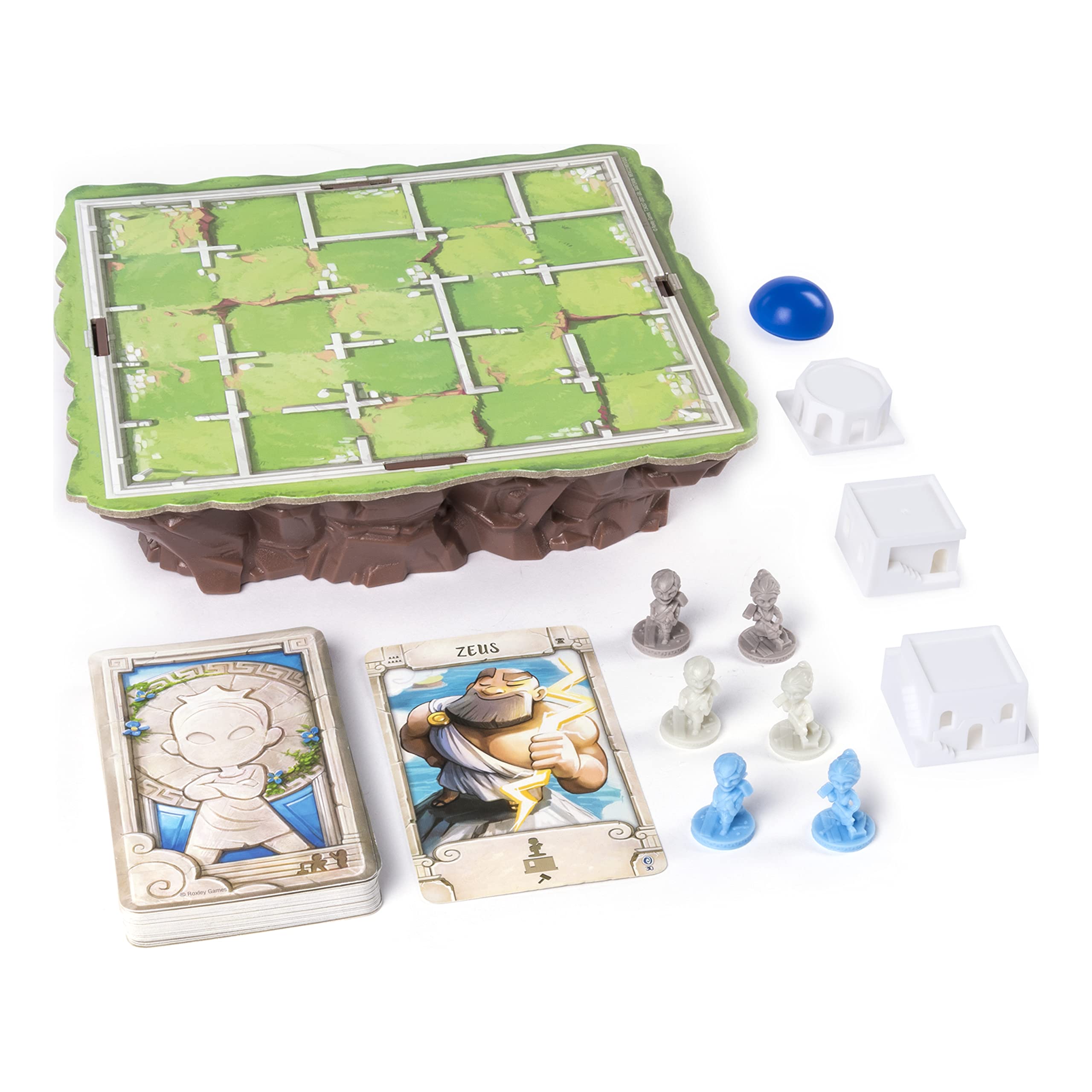 Santorini, Strategy Family Board Game 2-4 Players Classic Fun Building Greek Mythology Card Game, for Kids & Adults Ages 8 and up