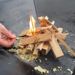 LIGHTNIN'FLAME FIRESTARTER - All Natural Food Safe. 3 qts ignites 48 Fires