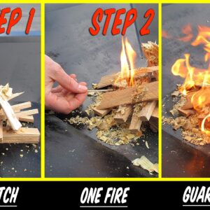 LIGHTNIN'FLAME FIRESTARTER - All Natural Food Safe. 3 qts ignites 48 Fires