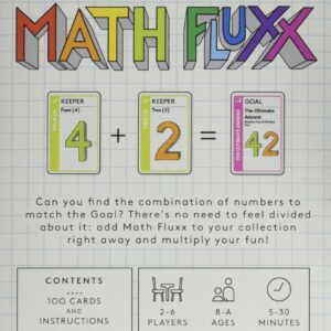 Looney Labs Math Fluxx Card Game - Mathematical Adventure for All Ages