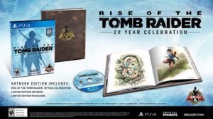 rise of the tomb raider 20 year celebration edition w/ art book - playstation 4