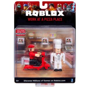 Roblox Action Collection - Work at a Pizza Place Game Pack [Includes Exclusive Virtual Item]