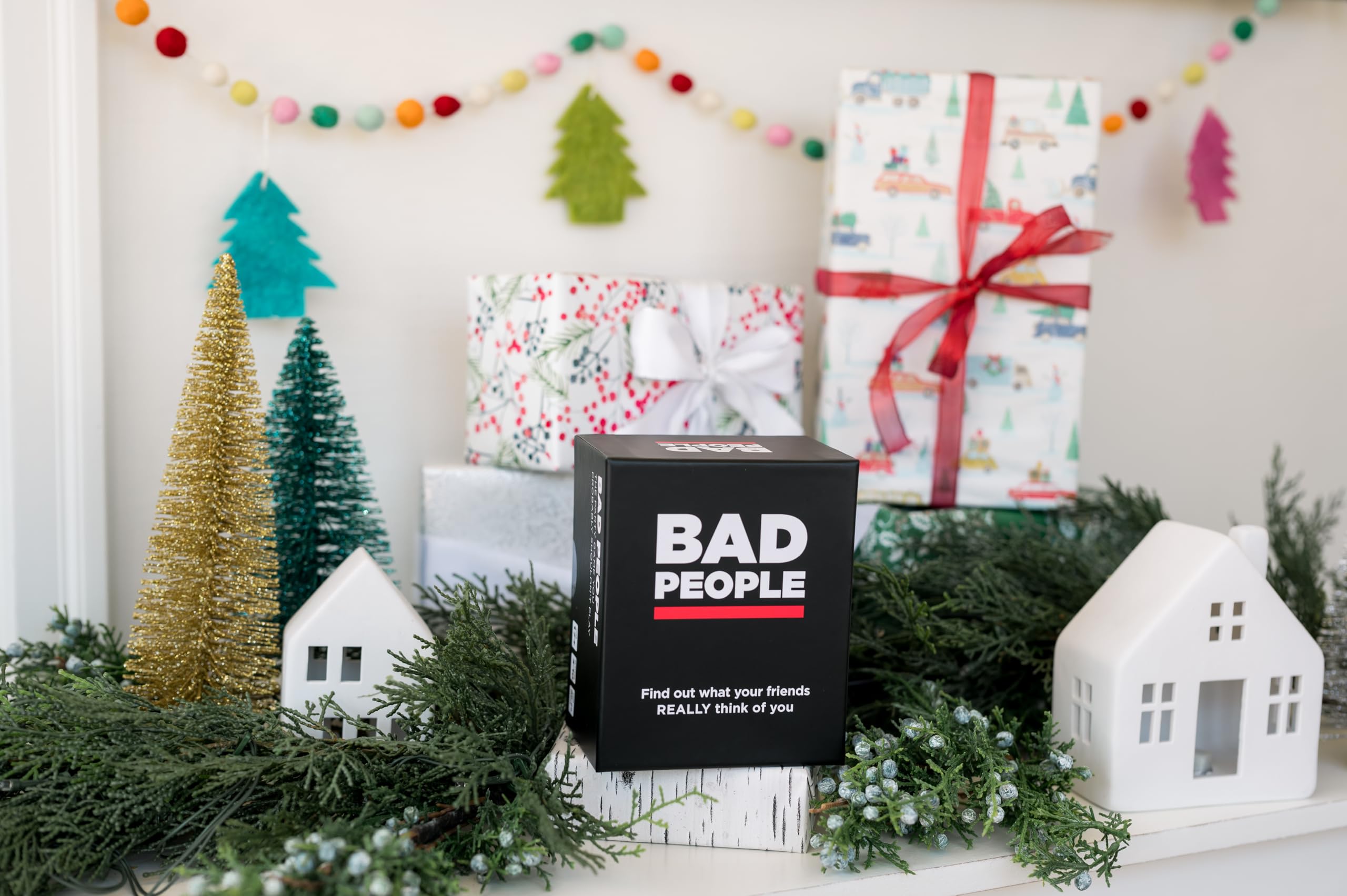 BAD PEOPLE Party Game - Find Out What Your Friends Really Think of You - Hilarious Adult Card Game for Fun Parties and Board Games Night with Your Group