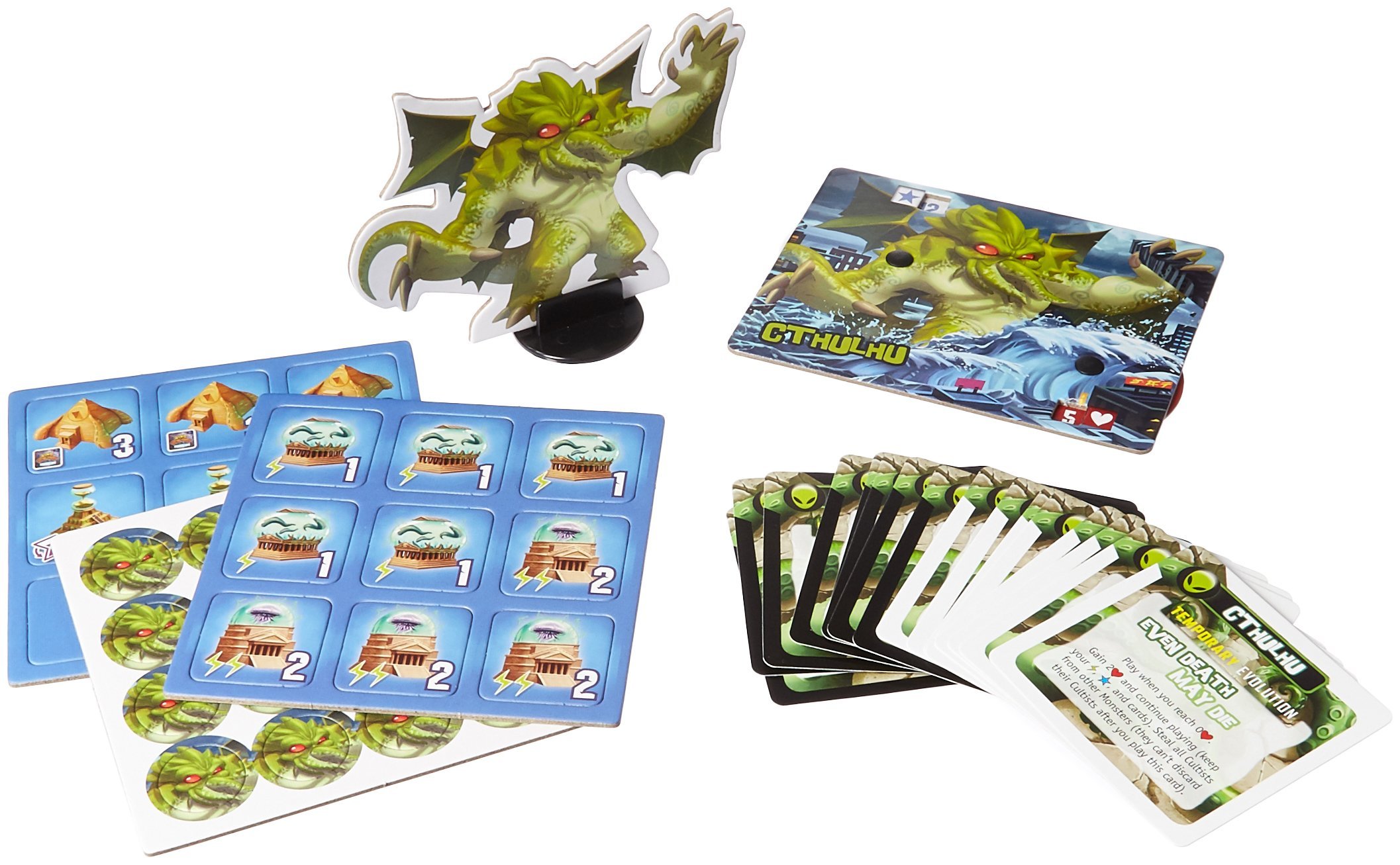 IELLO: King of Tokyo Cthulhu Monster Game Pack, Includes King of Tokyo & King of New York, 30 Minute Play Time, 2 to 6 Players, For Ages 10 and Up