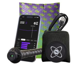 diamond kinetics swingtracker bat sensor and swing analyzer with free 1-year subscription for baseball and softball