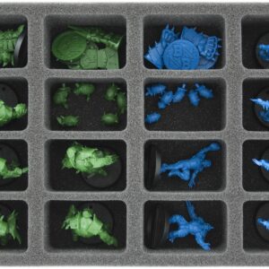 Feldherr Mini Plus Case Compatible with 44 Blood Bowl Miniatures - 2016 Edition