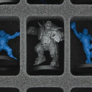 Feldherr Mini Plus Case Compatible with 44 Blood Bowl Miniatures - 2016 Edition