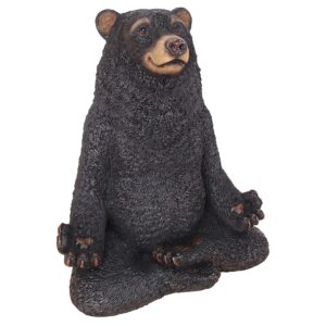 design toscano being one with the honey zen bear statue