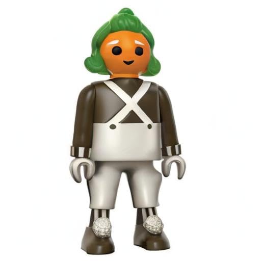 Charlie and the Chocolate Factory Funko Playmobil Oompa Loompa Action Figure