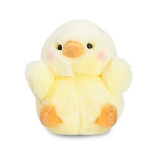 Aurora Bundle of 2 5" Beanbag Stuffed Animals: Chickadee Chick and Bunbun Bunny