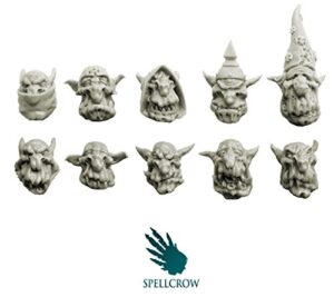 spellcrow game accessories goblins heads (spch0014)