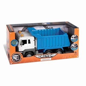 Driven by Battat – Large Toy Dump Truck for Kids – Toy Construction Vehicle – Lights & Sounds – Movable Parts – 3 Years + – Standard Dump Truck