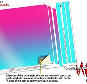 WraptorSkinz PS4 Pro Skin Smooth Fades Neon Teal Hot Pink - Decal Style Skin Wrap fits Sony PlayStation 4 Pro Console