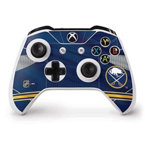 skinit decal gaming skin compatible with xbox one s controller - officially licensed nhl buffalo sabres home jersey design