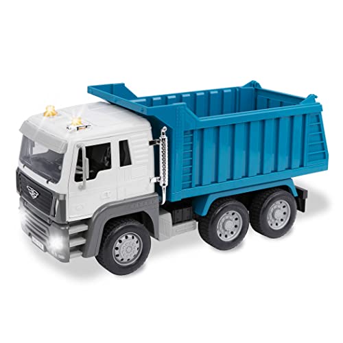 Driven by Battat – Large Toy Dump Truck for Kids – Toy Construction Vehicle – Lights & Sounds – Movable Parts – 3 Years + – Standard Dump Truck