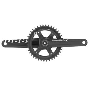 sram apex 1 crankset - 175mm, 10/11-speed, 42t, 110 asymmetric bcd, bb30/pf30 spindle interface, black