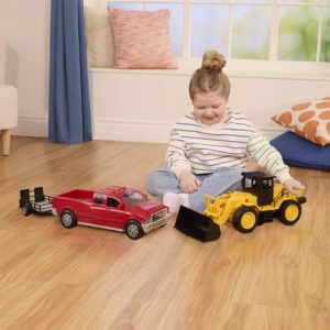 Driven by Battat – Midrange 1:16 Scale – Bulldozer Toy – Construction Truck Toy with Realistic Engine Sound & Multiple Moving Parts – Car Toy Gift for Boys & Girls Age 3+