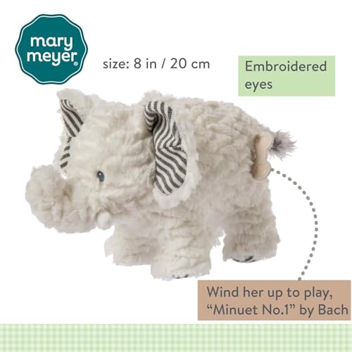 Mary Meyer Afrique Soft Toy with Wind Up Music, Elephant