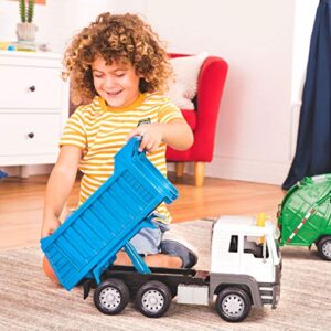 Driven by Battat – Large Toy Dump Truck for Kids – Toy Construction Vehicle – Lights & Sounds – Movable Parts – 3 Years + – Standard Dump Truck