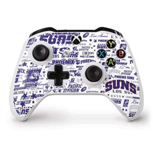 skinit decal gaming skin compatible with xbox one s controller - officially licensed nba phoenix suns historic blast design