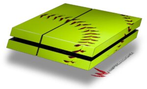 softball - decal style skin fits original ps4 gaming console