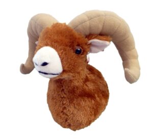 adore 12" ram the bighorn sheep plush stuffed animal walltoy wall mount