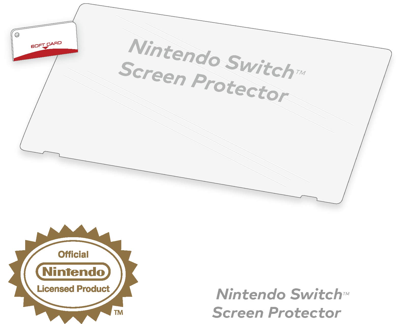 Nintendo Switch Protection Pack – Screen Protector, Cleaning Cloth, Game Card Cases, Micro SD Cases