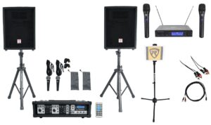 rockville dual 10" android /iphone/ipad/laptop/tv youtube karaoke machine/system