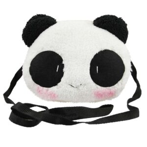 little girls purse cute plush panda crossbody travel bag cellphone coins wallet bag fashion xmas gift