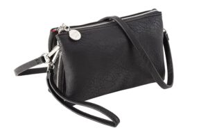 sydney love women's two tone cross body bag, black, small