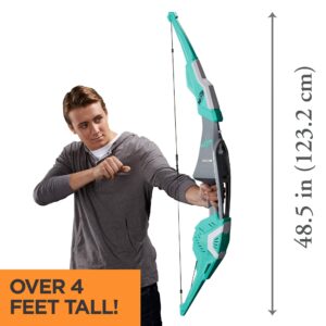 Dude Perfect Signature Bow Nerf Sports Biggest Nerf Bow with 2 Nerf Whistling Arrows For Kids, Teens, and Adults