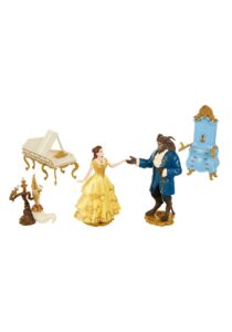 disney beauty & the beast live action figure set