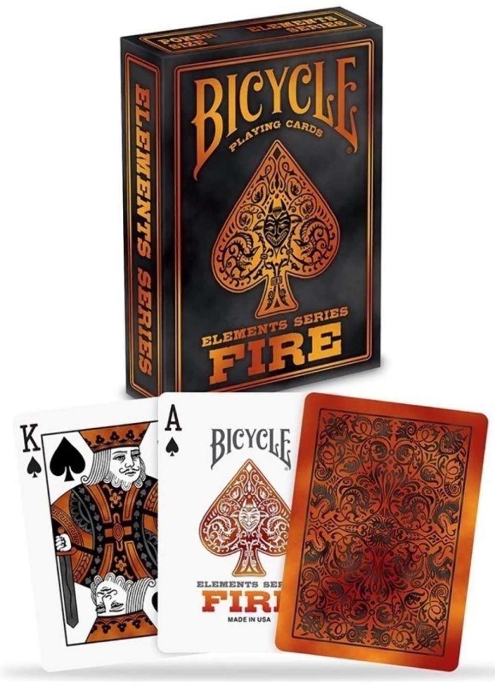 Bicycle Fire Element Playing Cards