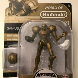 World of Nintendo, Series 2-4, Metroid Samus (Trophy Series) Action Figure, 4 Inches