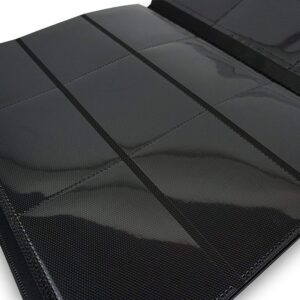 Vault X Binder - 9 Pocket Trading Card Album Folder - 360 Side Loading Pocket Binder for TCG (Black)