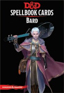 dungeons & dragons: spell book cards: bard deck card game (8 players)