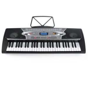 joy lcd screen 54-key portable electronic keyboard for beginners with power supply