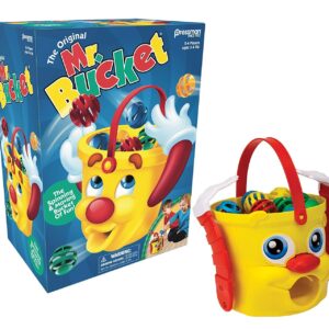 Mr. Bucket Game -- The Spinning & Moving Bucket of Fun! by Pressman Multi Color, 5"