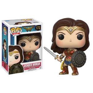 Funko POP Movies DC Wonder Woman Movie Wonder Woman Action Figure, Multicolor, Standard