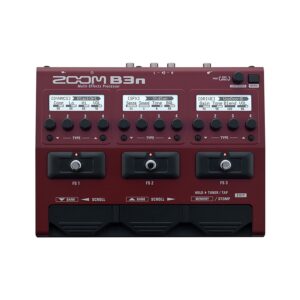 zoom b3n multi-effects processor for bassists