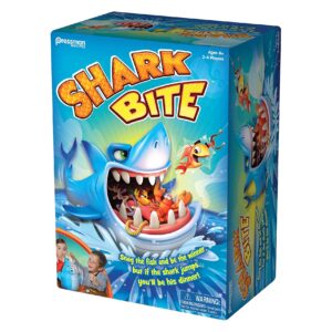 Shark Bite -- Roll the Die and Fish for Colorful Sea Creatures Before the Shark Bites Game! by Pressman Blue Sky, 5"