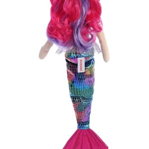 Aurora® Enchanting Sea Sparkles™ Rainbow Fuchsia™ Stuffed Doll - Imaginative Play - Magical Companions - 18 Inches