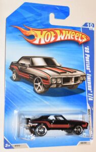 hot wheels 2010 muscle mania black '69 pontiac firebird t/a 10/10