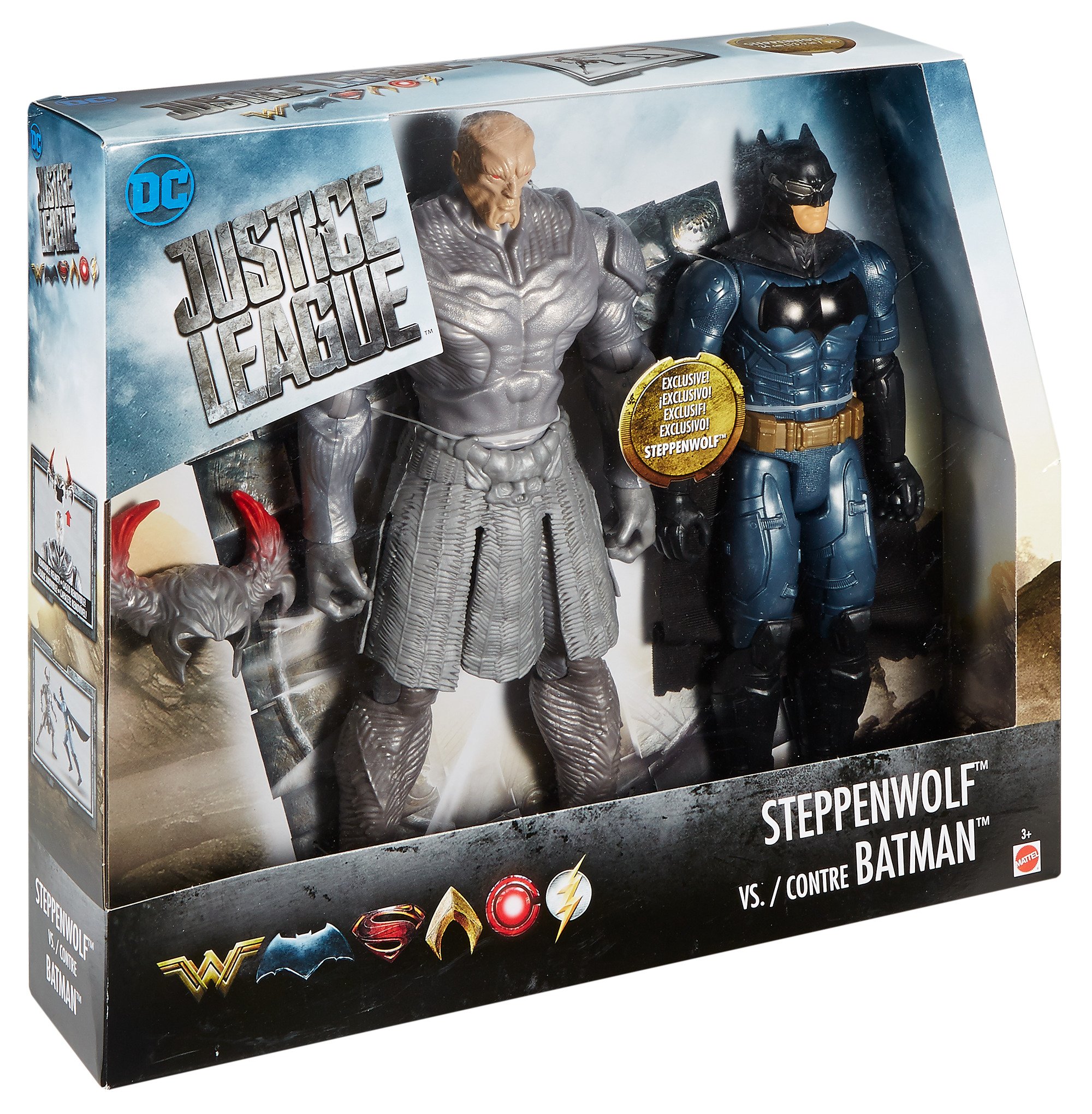 Mattel Justice League Steppenwolf vs Batman 2-Pack Figures