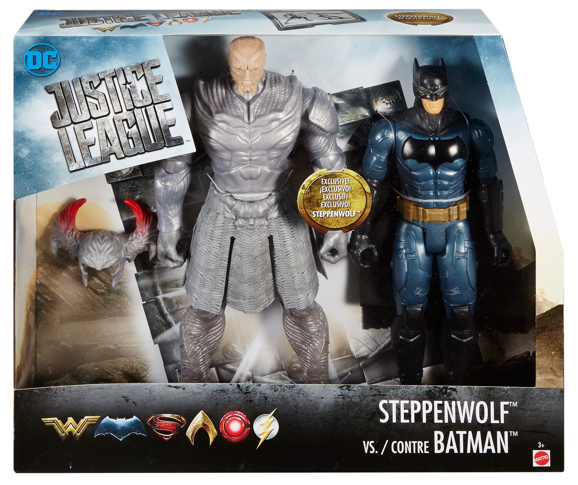 Mattel Justice League Steppenwolf vs Batman 2-Pack Figures