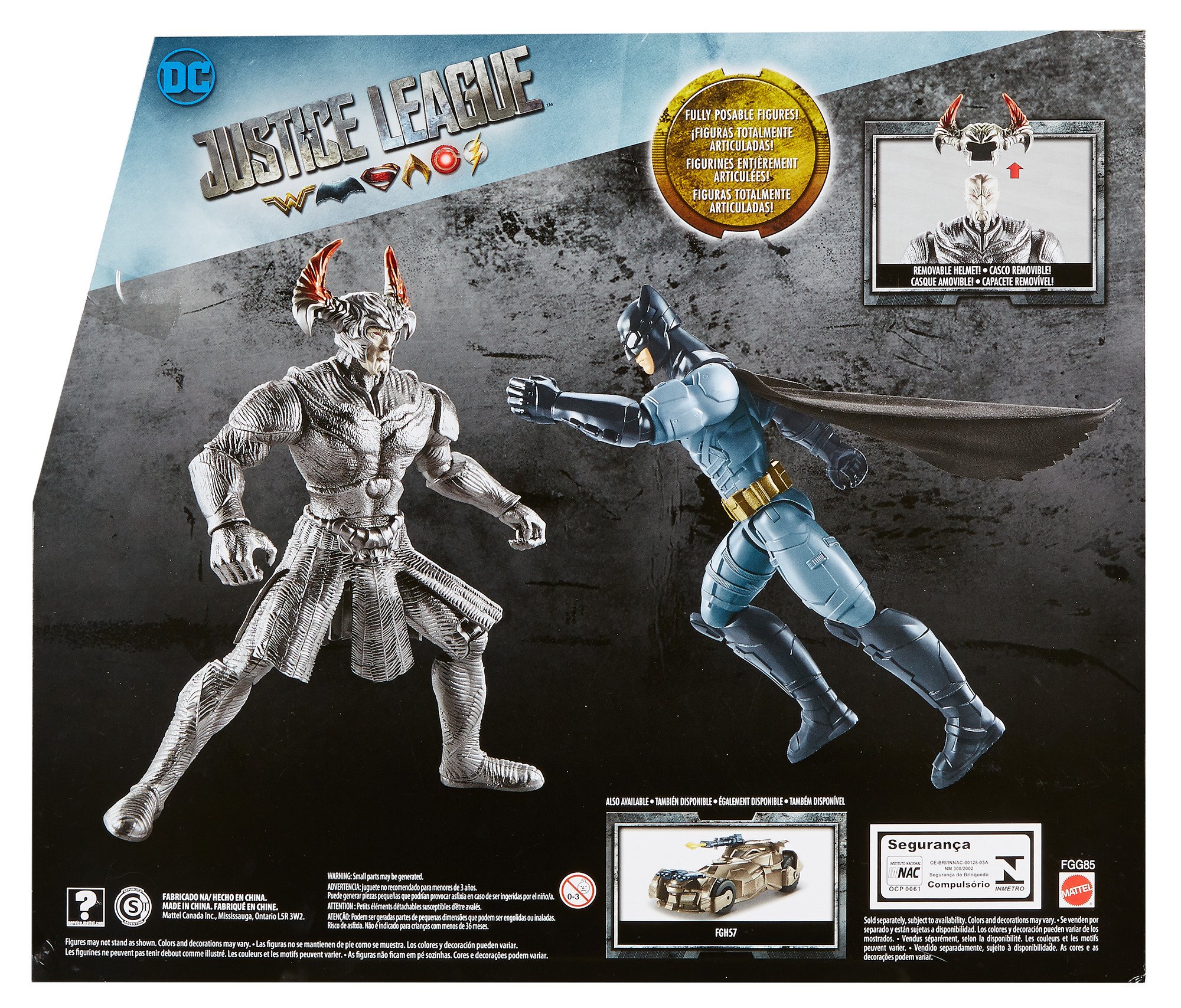 Mattel Justice League Steppenwolf vs Batman 2-Pack Figures