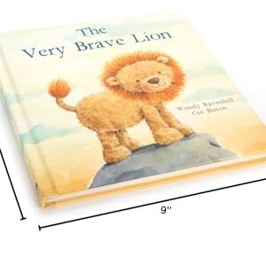 Jellycat The Very Brave Lion: A Baby Board Book Children's Book | Baby Gift