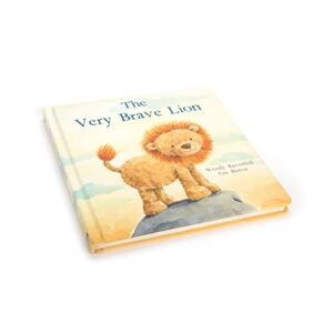 Jellycat The Very Brave Lion: A Baby Board Book Children's Book | Baby Gift